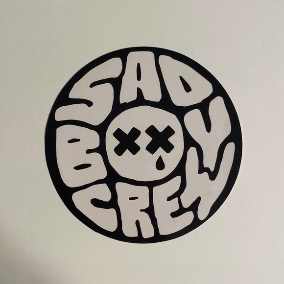 sad boy crew | Office | Sad Boy Crew Sticker | Poshmark